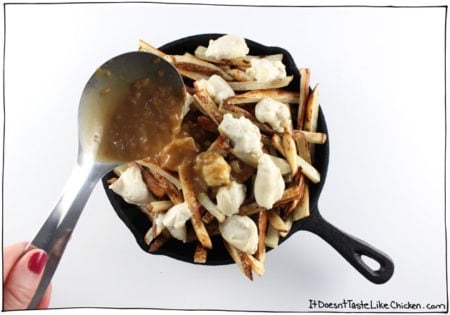 The Ultimate Vegan Poutine • It Doesn't Taste Like Chicken