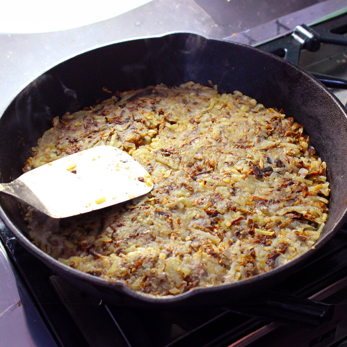 Vegan Hash Brown Potatoes • It Doesn't Taste Like Chicken