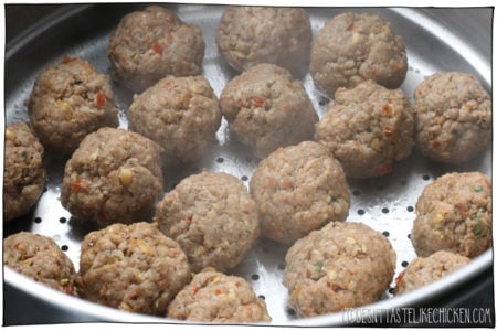 Vegan Italian Meatballs (Seitan) • It Doesn't Taste Like Chicken