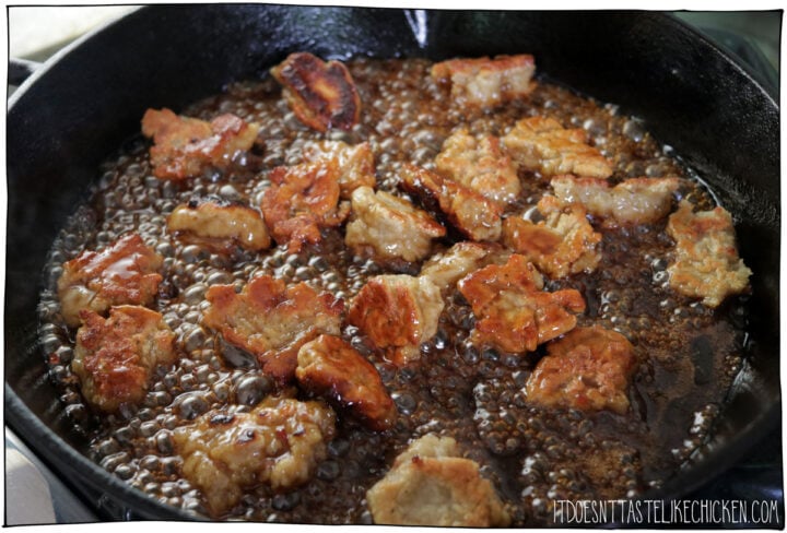 The Quickest and Easiest Seitan Recipe! (Vegan Chicken) • It Doesn't ...