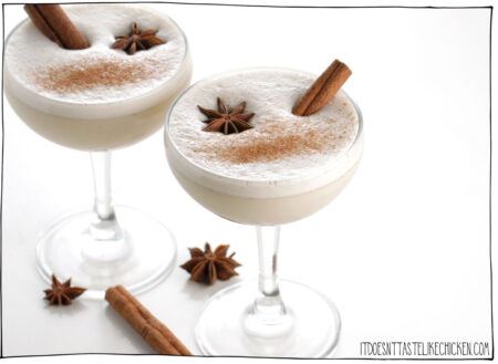 Easy Vegan Oat Nog • It Doesn't Taste Like Chicken