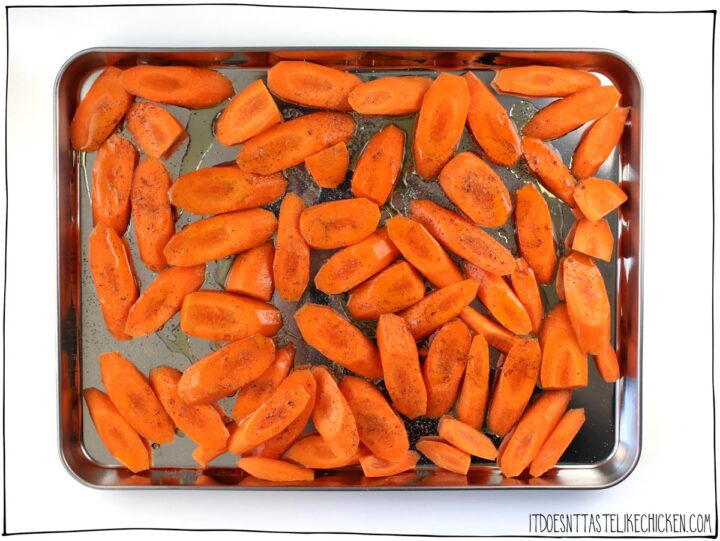 Easy Roasted Carrots Recipe • It Doesn't Taste Like Chicken