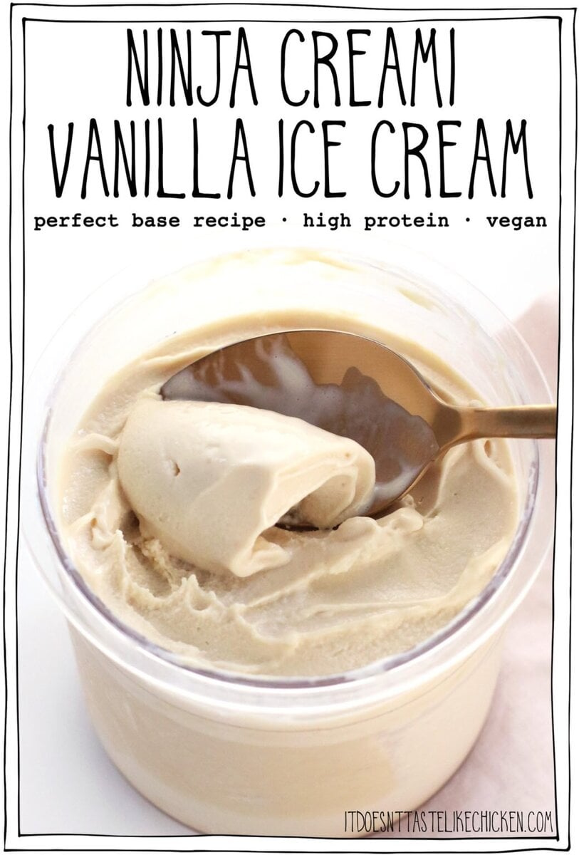 Ninja Creami Vanilla Ice Cream (Perfect Base Recipe) • It Doesn't Taste ...
