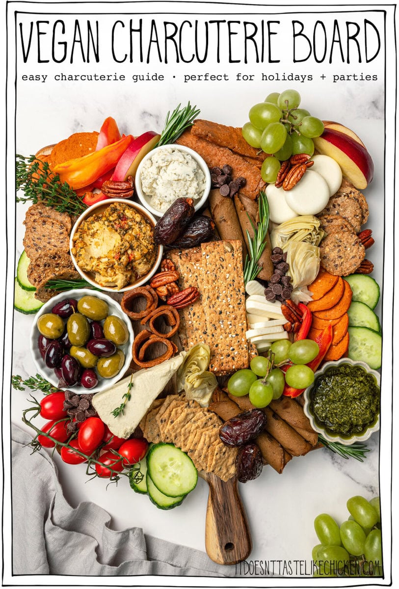 Vegan Charcuterie Board | It Doesn't Taste Like Chicken