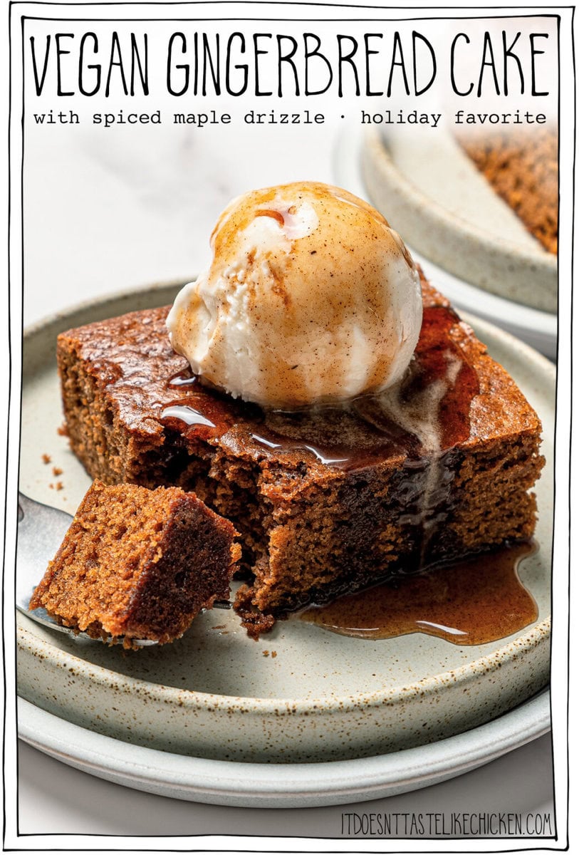 Vegan Gingerbread Cake | It Doesn't Taste Like Chicken