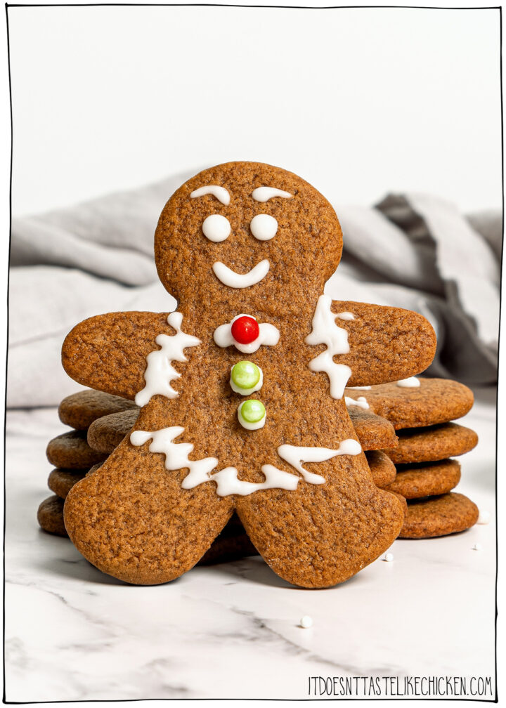 Vegan Gingerbread Cookies | It Doesn't Taste Like Chicken