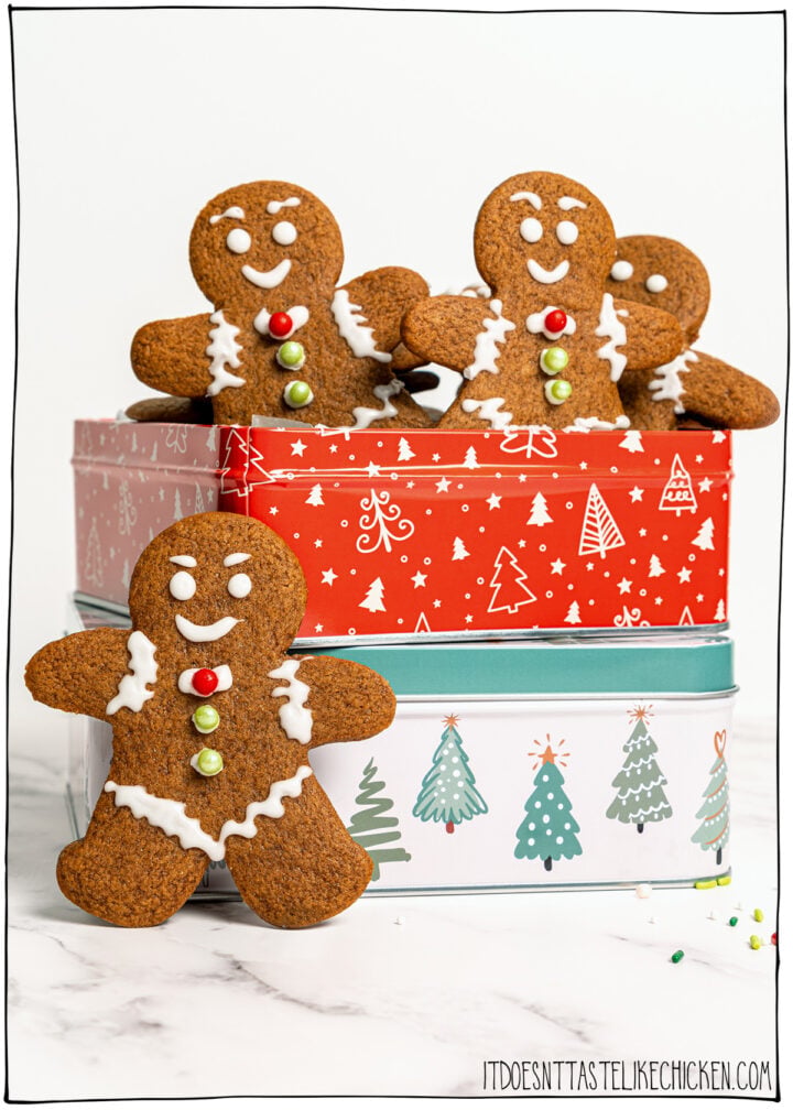 Vegan Gingerbread Cookies | It Doesn't Taste Like Chicken