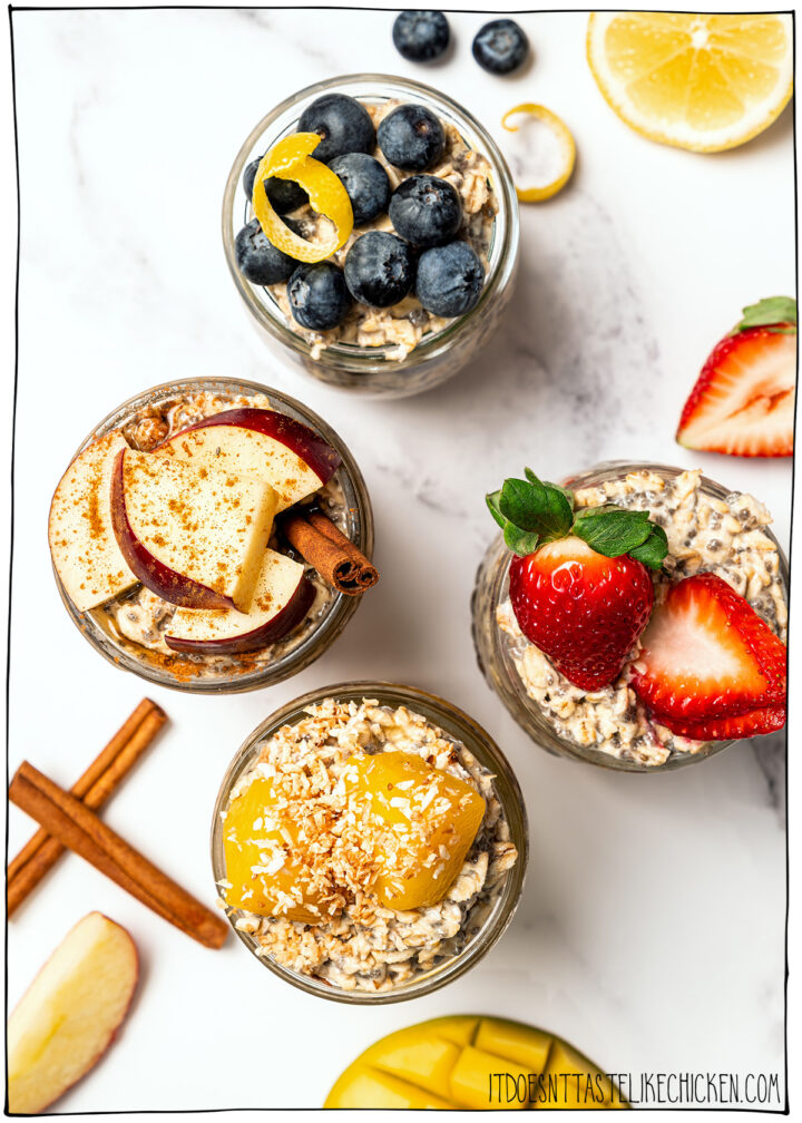 Overnight Oats (12 Variations!) | It Doesn't Taste Like Chicken