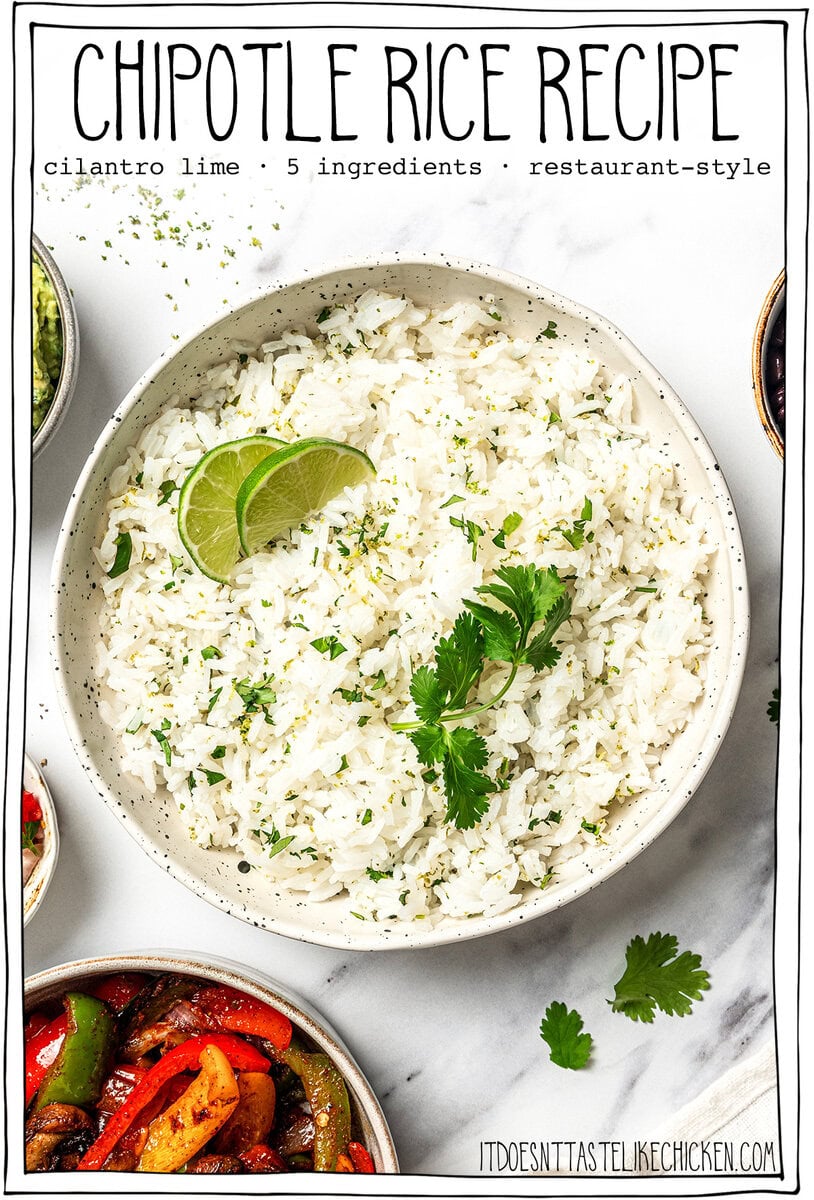 Chipotle Rice Recipe | It Doesn't Taste Like Chicken